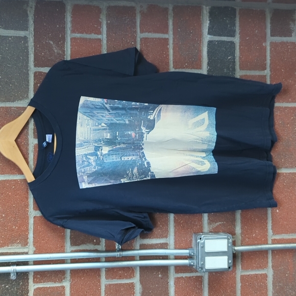 H&M | Shirts | Hm Navy Blue Graphic Tshirt Size M Medium Inception ...
